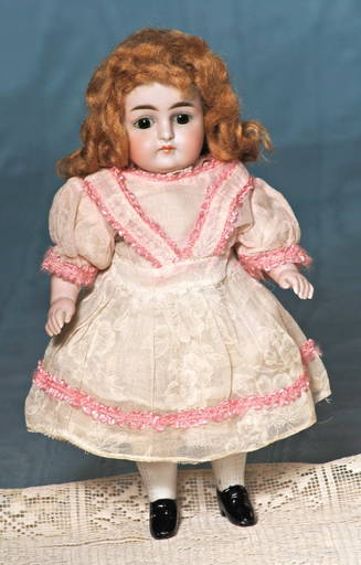 Large German All Bisque Doll By Kestner. Marks: 150. 9