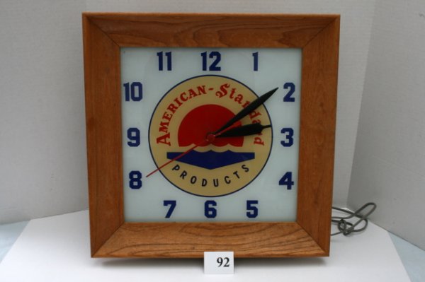 American Standard Clock - Jun 06, 2009 | Old Barn Auction LLC in OH