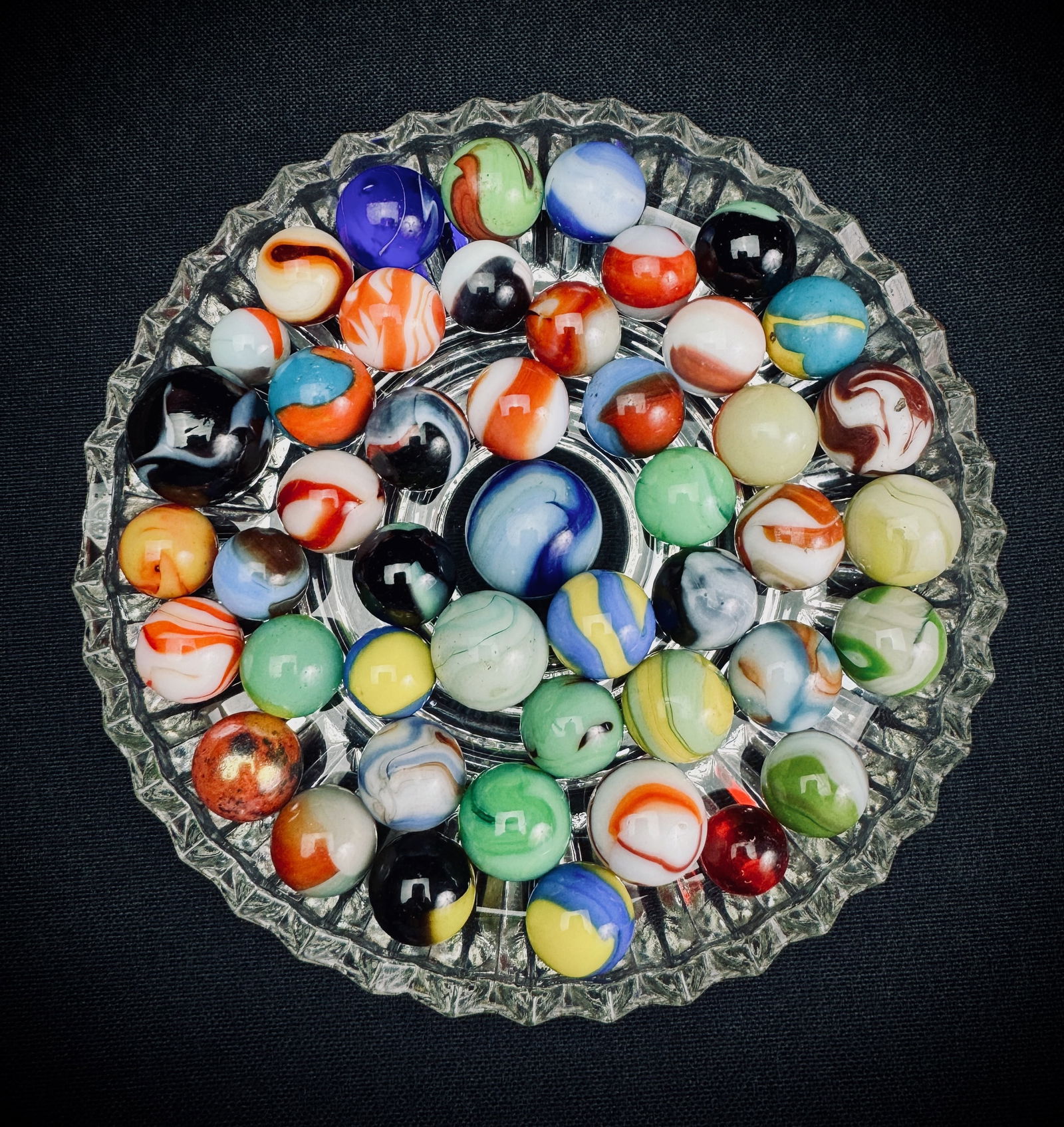 Lot Of Assorted Vintage Glass Marbles - Oct 23, 2025 | Dust Factory ...