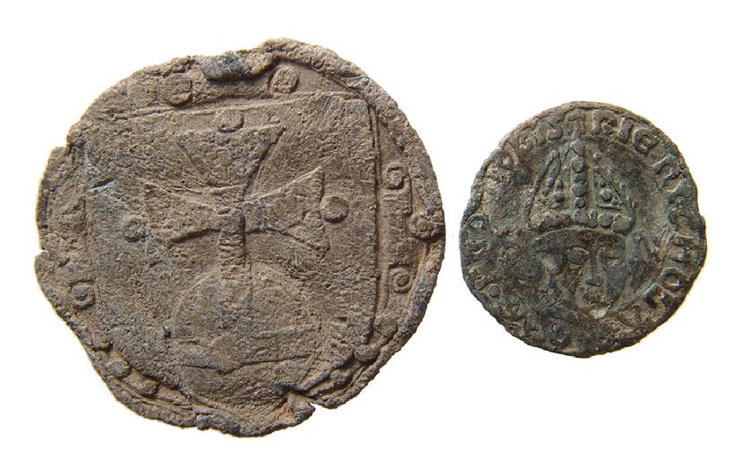 A pair of Papal lead bullae or tokens - Feb 11, 2018 | Ancient Resource ...