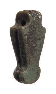 Egyptian Faience Menat Amulet, Late Period