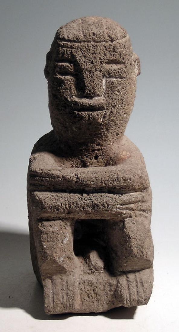 Stone figure from Atlantic Watershed region, Costa Rica