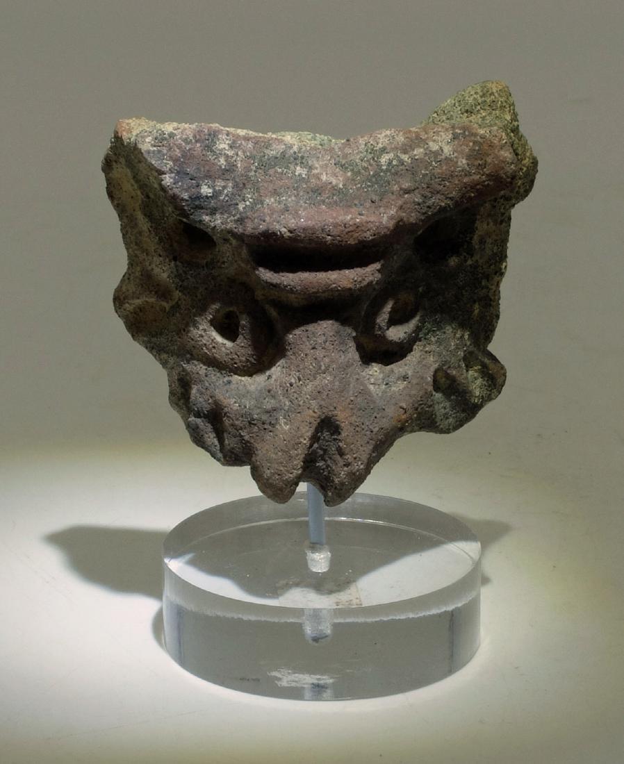 An Excellent Taino Head Fragment From Hispaniola