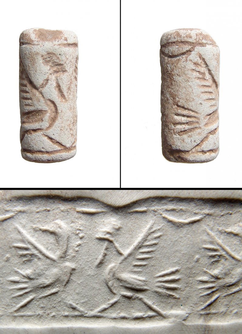 A nice Mitanni frit cylinder seal