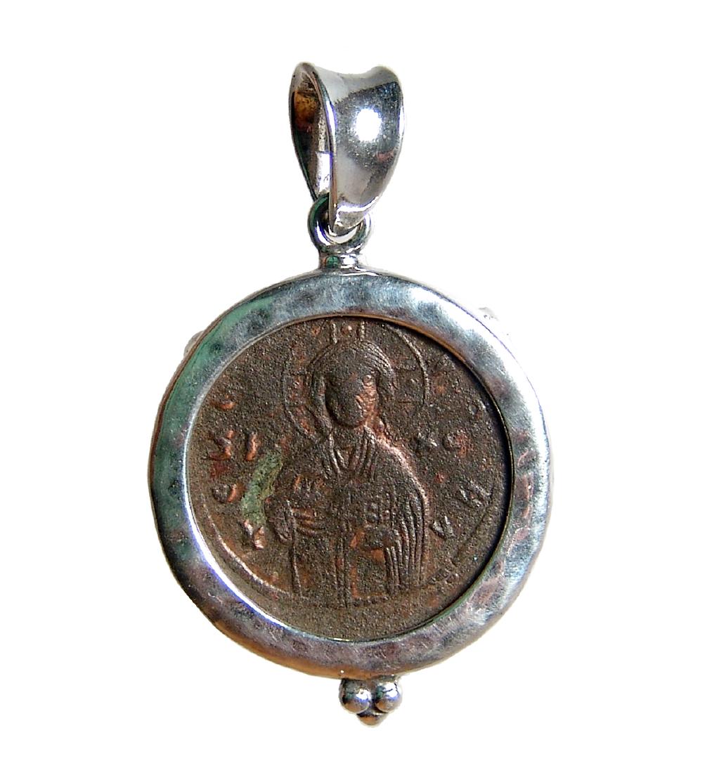 One of the first coins to depict Jesus Christ