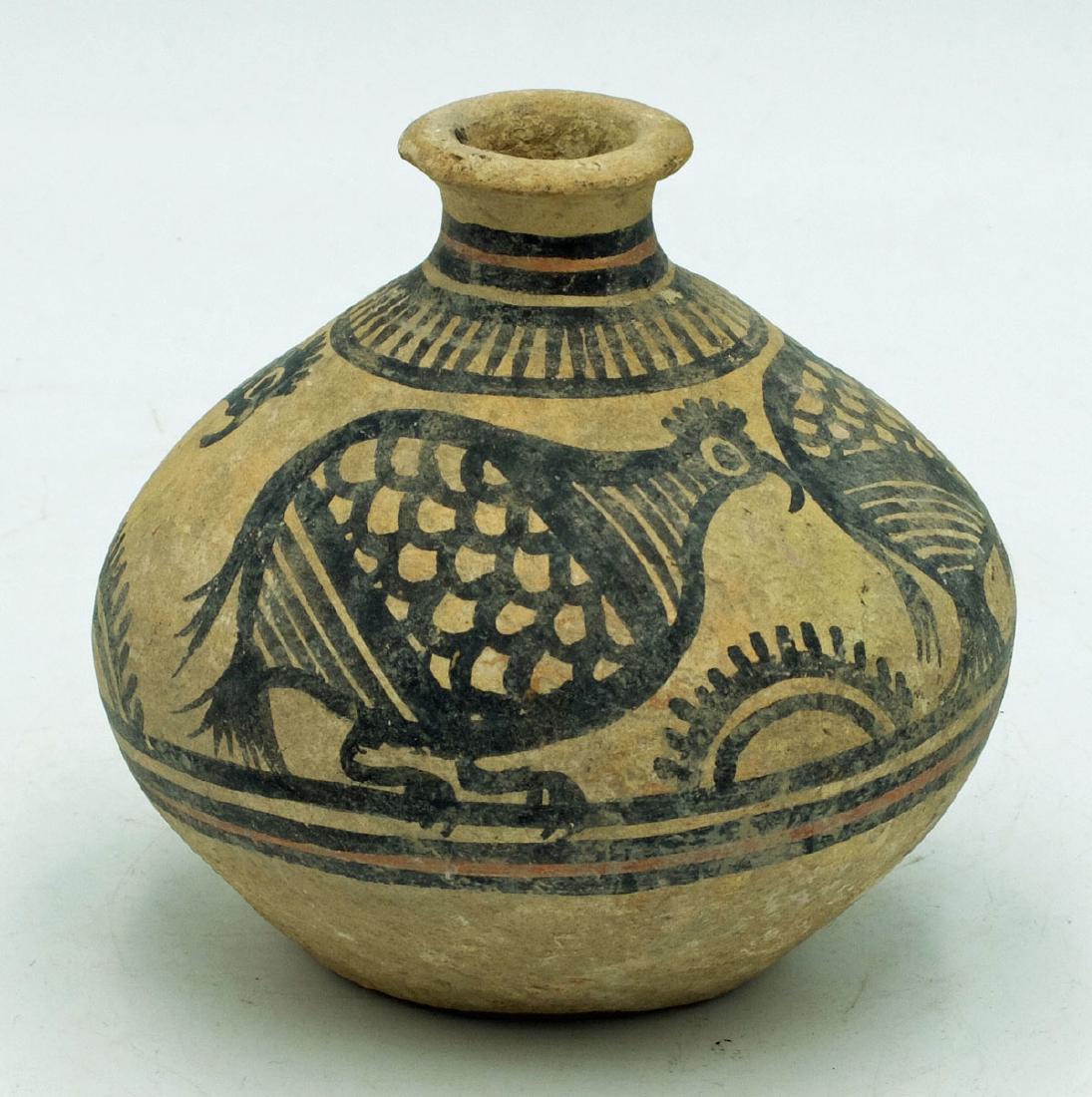 A lovely Harappan spouted jar from the Indus Valley