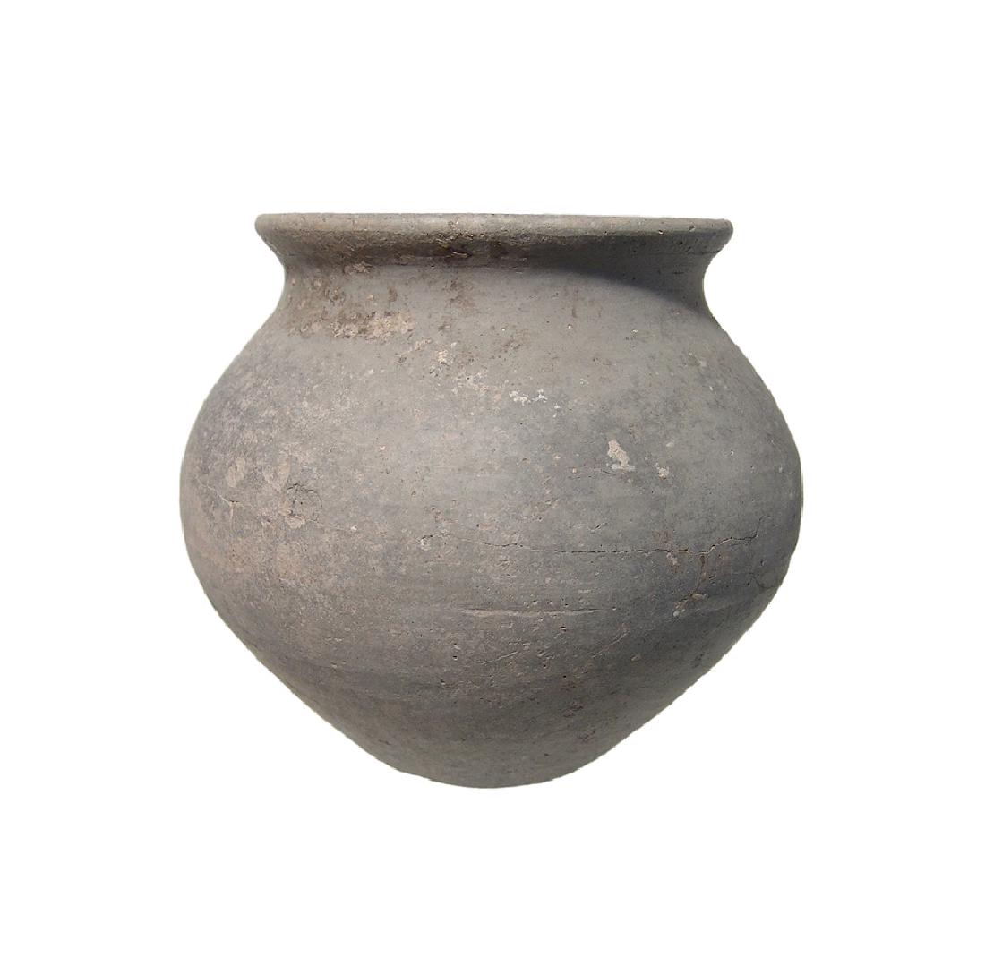 A Roman gray-ware beaker