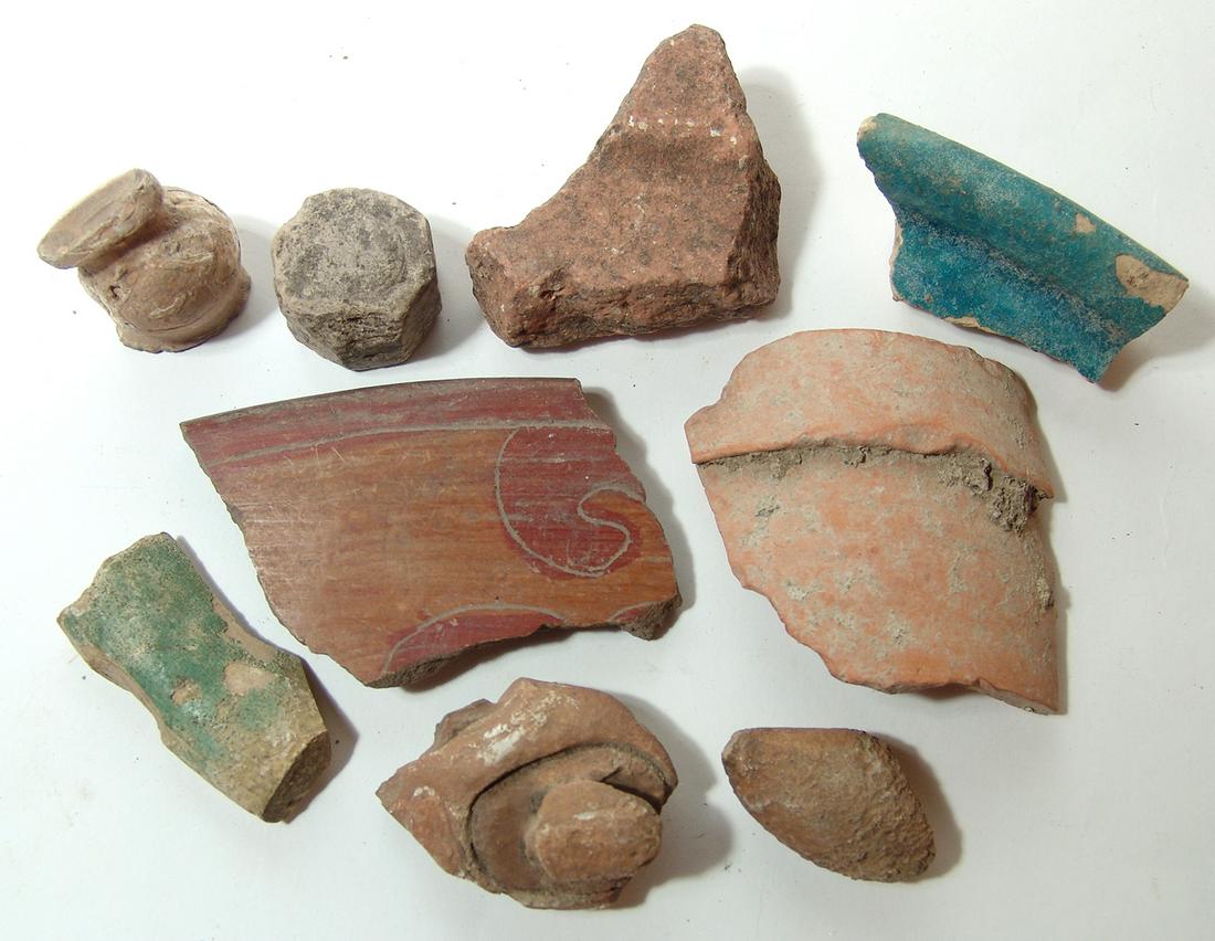 A collection of stone and pottery fragments - Apr 25, 2020 | Ancient ...
