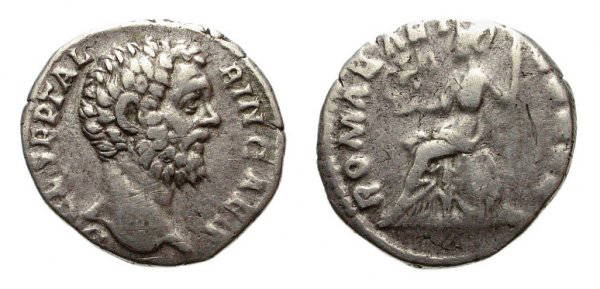 Clodius Albinus, Ar Denarius. Roma. Vf/avf