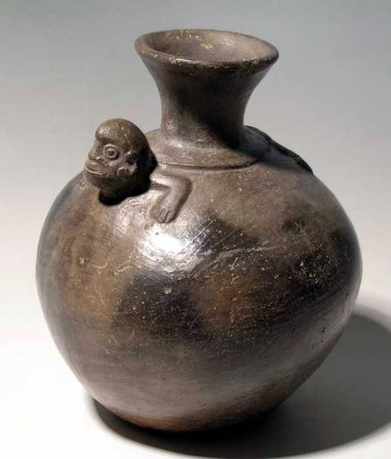 373: Fine Chimu-Inca monkey vessel from Peru - Jun 02, 2012 | Ancient ...