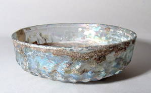 Ancient Roman Glass Ribbed Bowl - Nov 07, 2021 | Auctions at Showplace ...