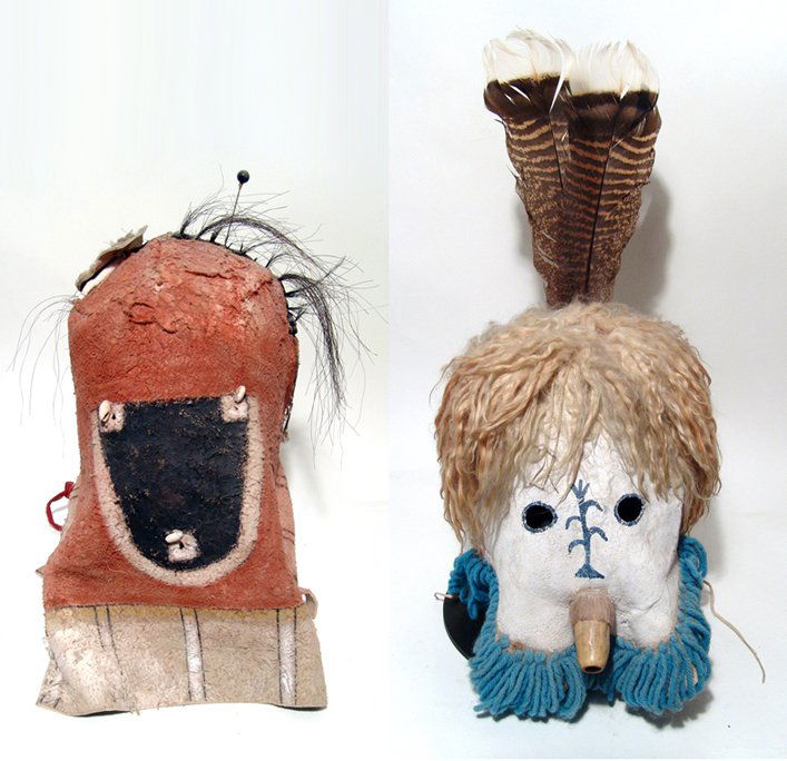 A lot of 2 Hopi masks - May 04, 2014 | Ancient Resource Auctions in CA