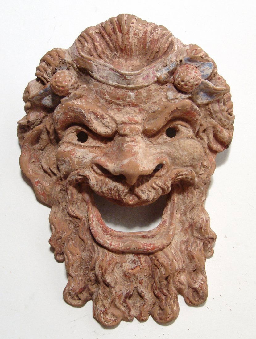 Greek terracotta theater mask in the form of a satyr - Mar 13, 2016 ...