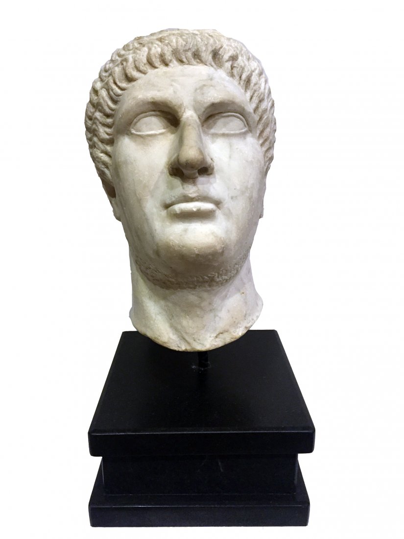 Oversized Roman Imperial Portrait of the Flavian Period