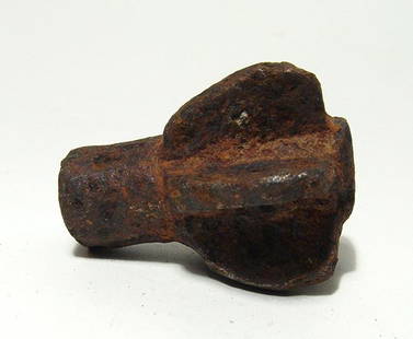 Medieval Iron Flanged Mace Head