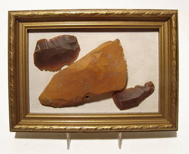 Neolithic Egypt. 3 Stone Tools From The Fayum