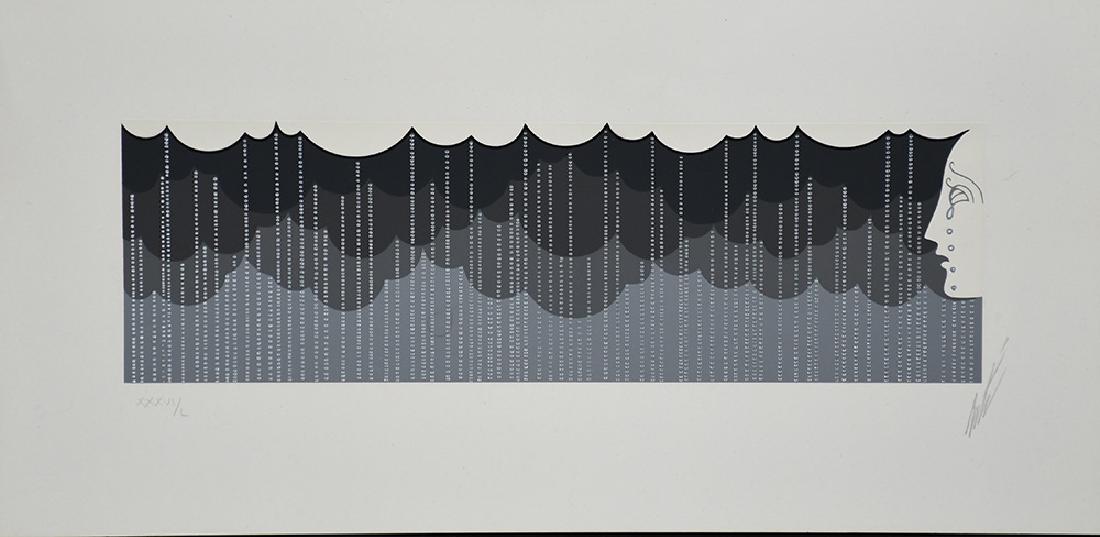 Rain Serigraph By Erte Small