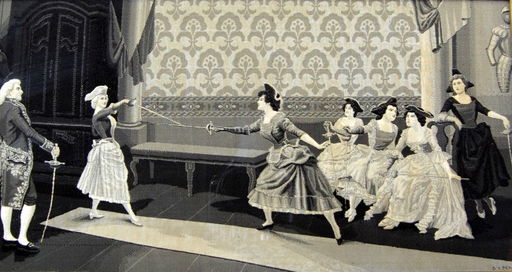 156: Silk Weaving-14x7" Women Fencing, D.A. Perez" - Feb 18, 2011 ...