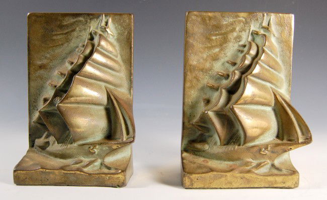 Bookends, Clipper Ships By Littco