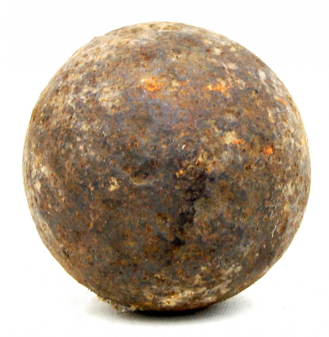 874: Cannon Ball, Revolutionary War, 4.25" Cannon Ball,