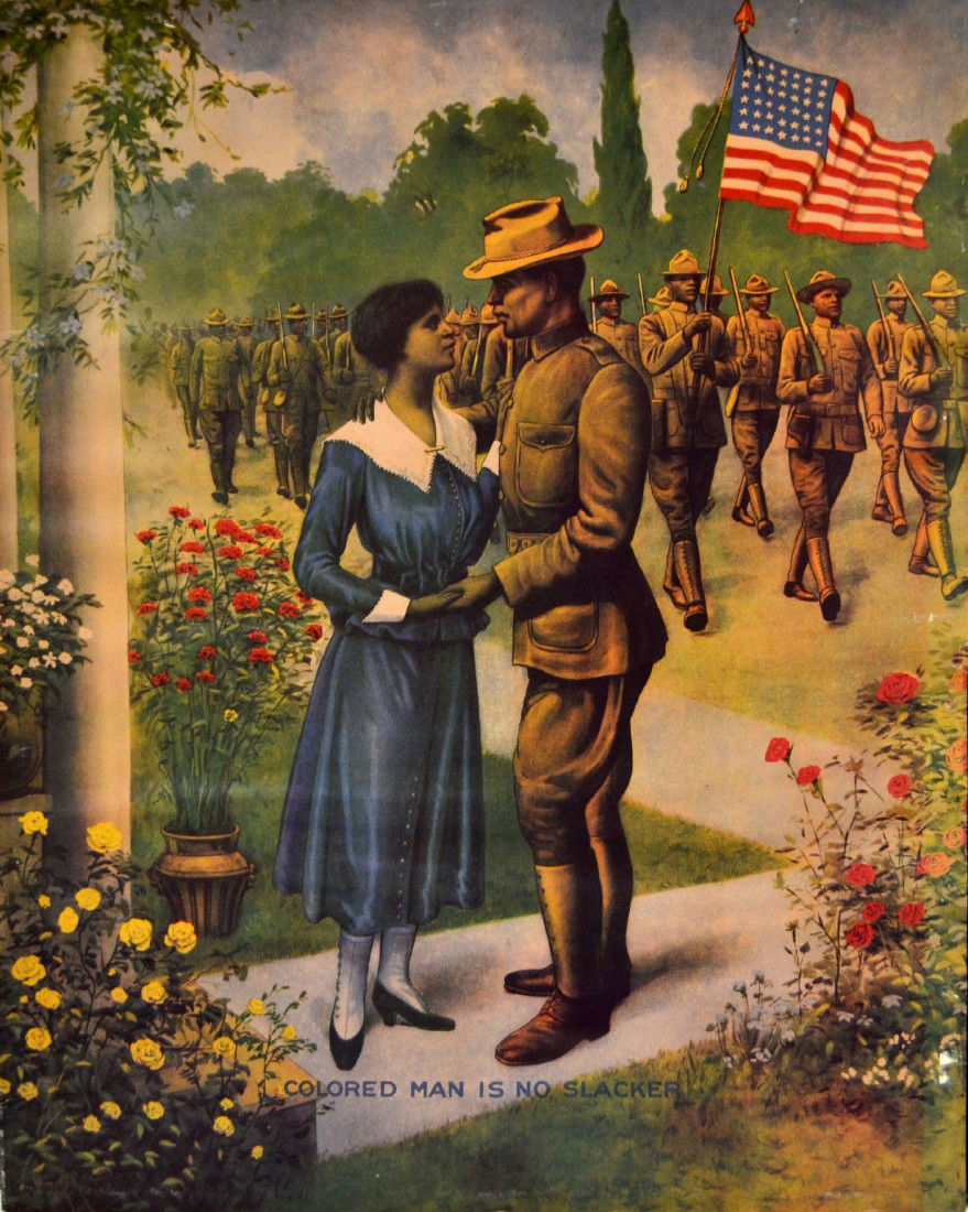 578: Poster, 'Colored Man Is No Slacker', 1918 - Feb 20, 2012 | LOUIS J ...