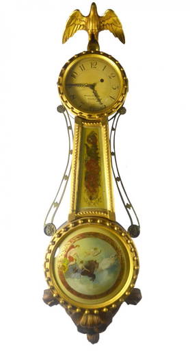 Clock, Girandole, Walter Durfee, Providence