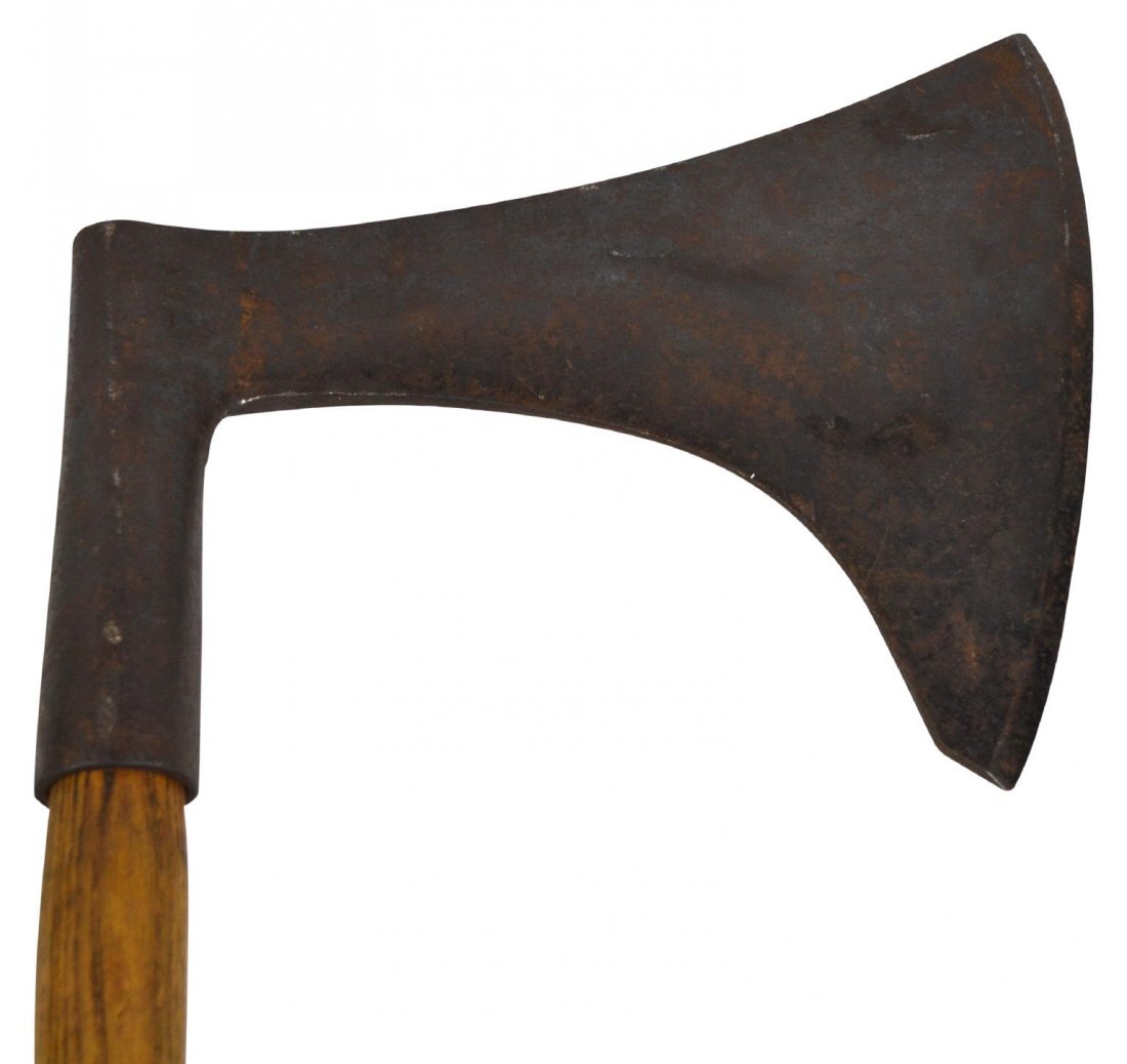 Medieval Battle Axe with wood handle