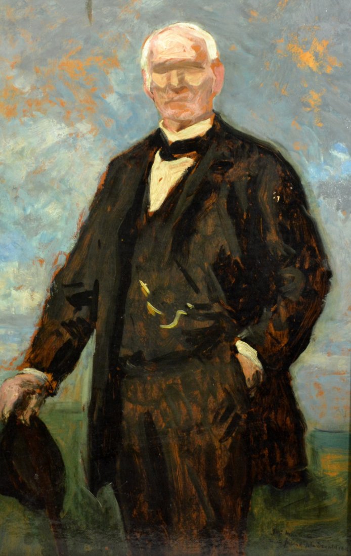 O/M 'Portrait of John Donaldson' by Gary Melcher