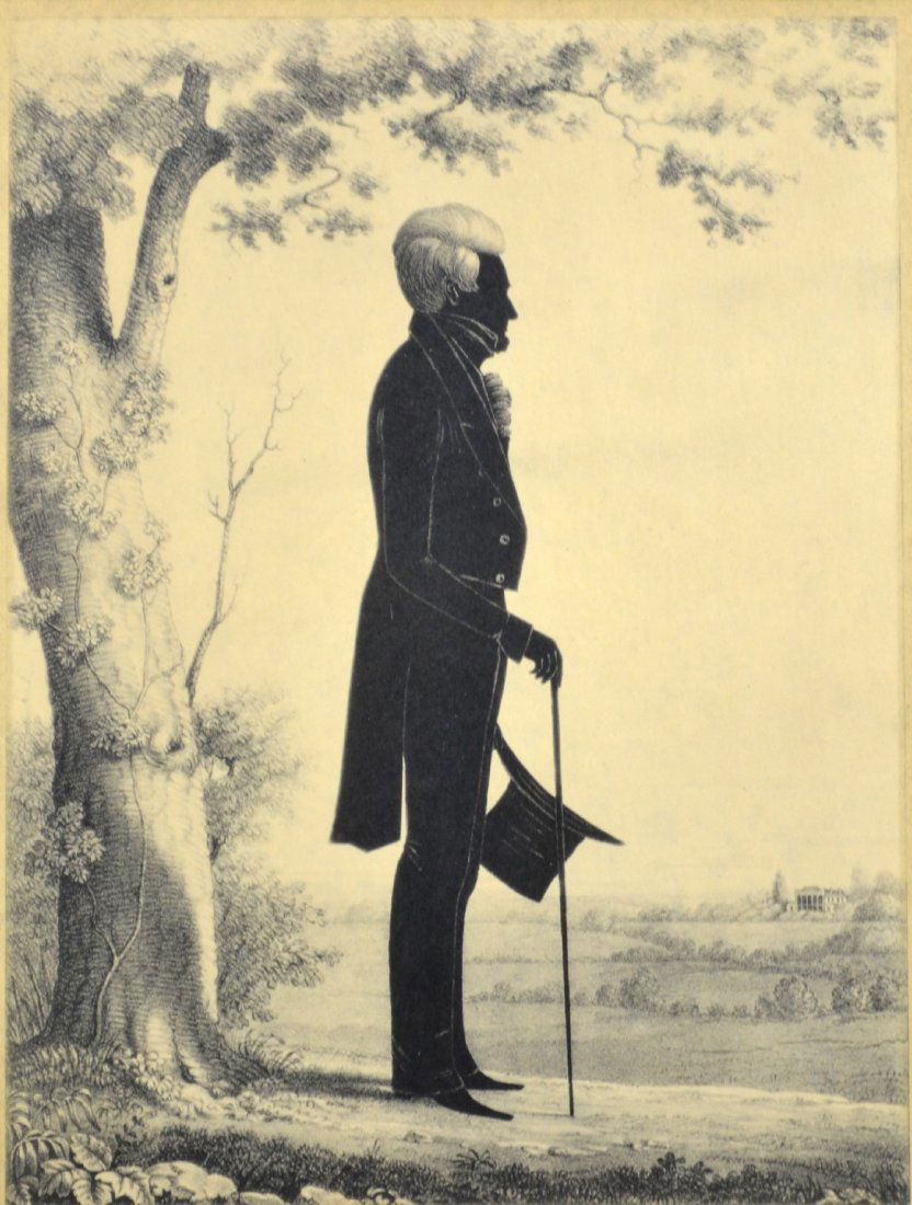 Print, Andrew Jackson, Silhouette, 1844