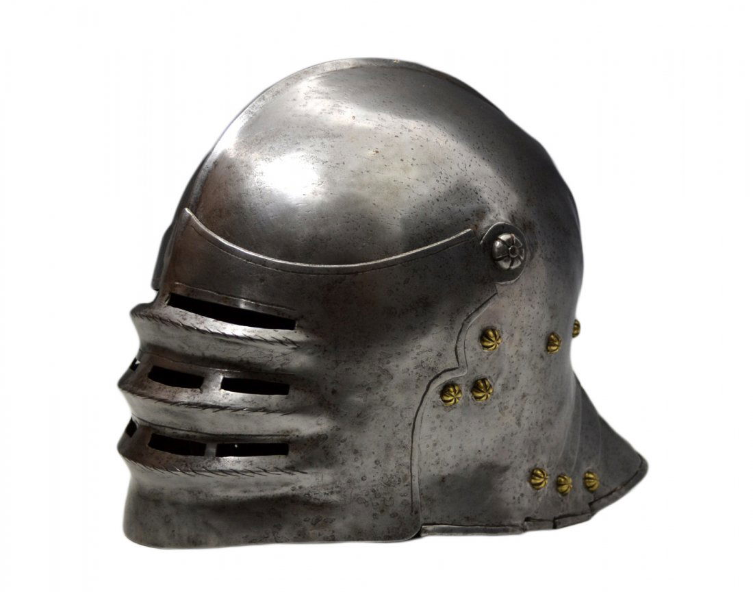 German visor closed helmet, Circa 1510-20, armor