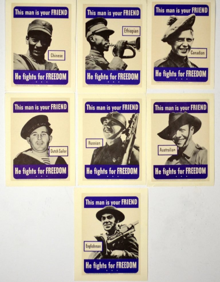 WWII Set of 7, This Man is Your Friend