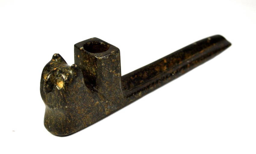 Pipe, Owl Effigy, Mississippi Period