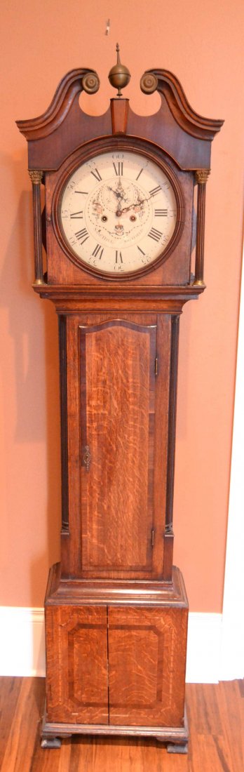 Tall Clock by Samuel Hill, Sheffield, c. 1790