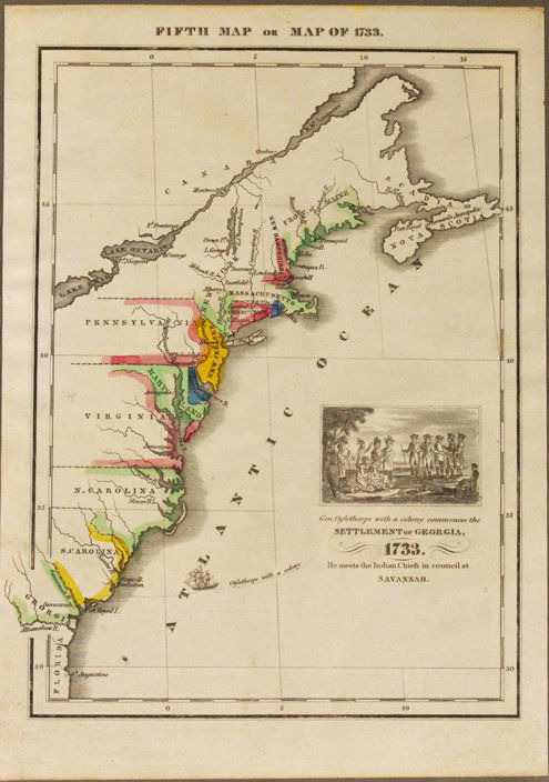 Map of 1733