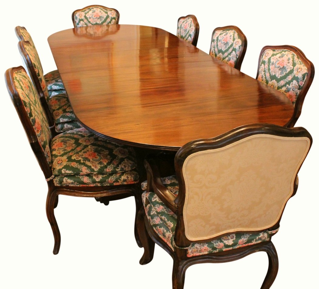 Sheraton Style Dining Table and Eight Chairs - Feb 13, 2016 | LOUIS J ...