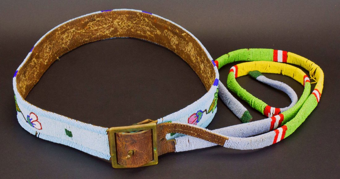 Native Indian Beaded Belt, Crow c.1890-1920