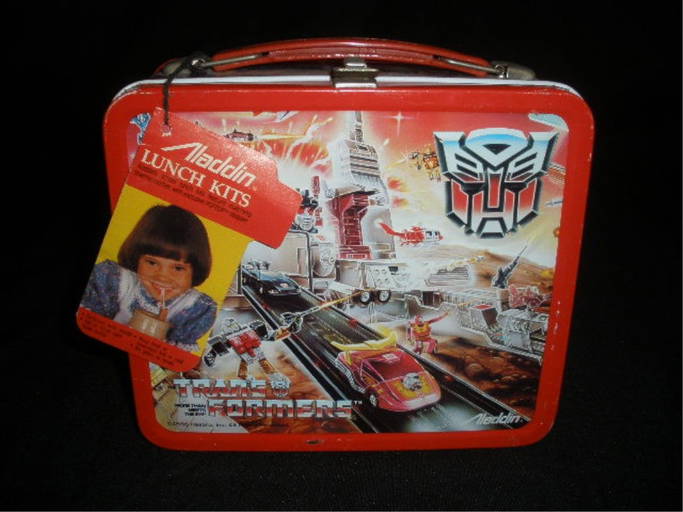Vtg Transformers Steel Lunchbox New W/ Tags