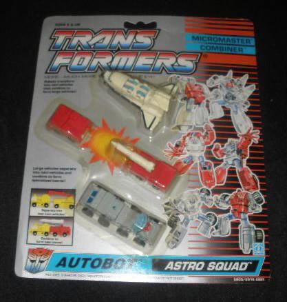 Vtg Transformers Micromaster Astro Squad MOC