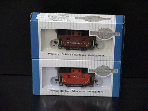 Two Premium Ho Scale Silver Series Rolling Stock,