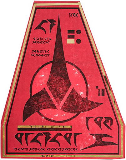 Star Trek: Deep Space Nine Klingon Insignia Sign