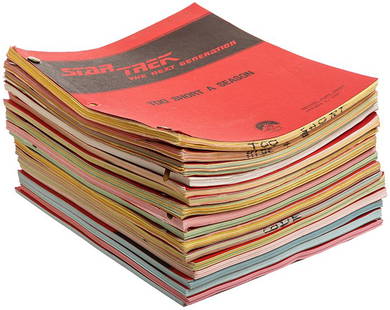 Star Trek: The Next Generation Season One Script Set