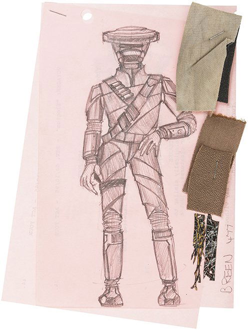 Star Trek: Deep Space Nine Original "breen" Concept Art