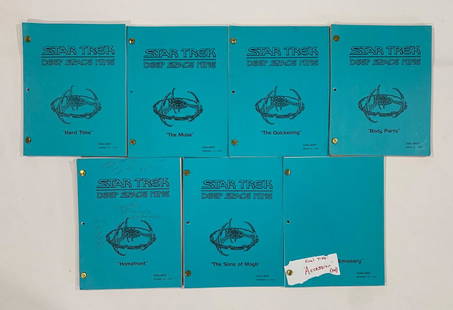 Star Trek Deep Space Nine Season Four Script Lot