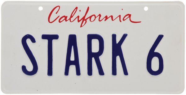 52: Tony's "Stark 6" Vanity License Plate