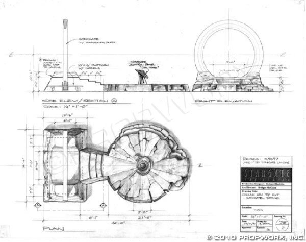 3: Stargate and DHD Concept Art from "Children of the G