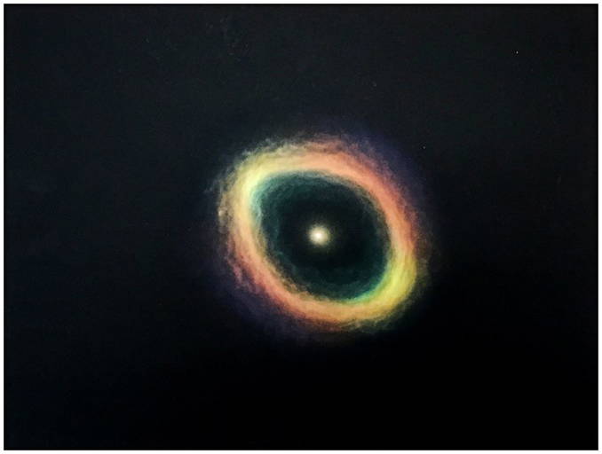 Star Trek Rick Sternbach Original Star Explosion