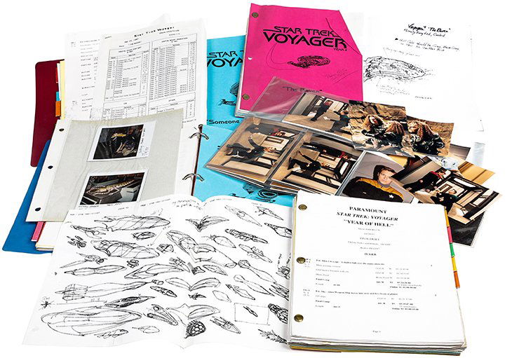 Star Trek: Voyager Script & Production Material