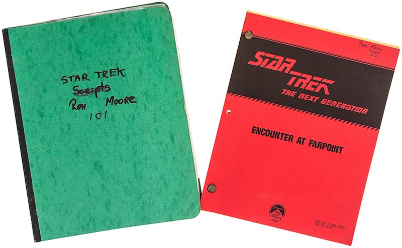 Star Trek: Tng Encounter At Farpoint Script & Bible Set