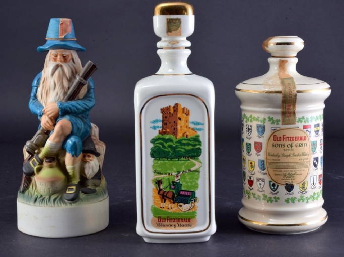 Vintage Old Fitzgerald Stitzel Weller Decanters