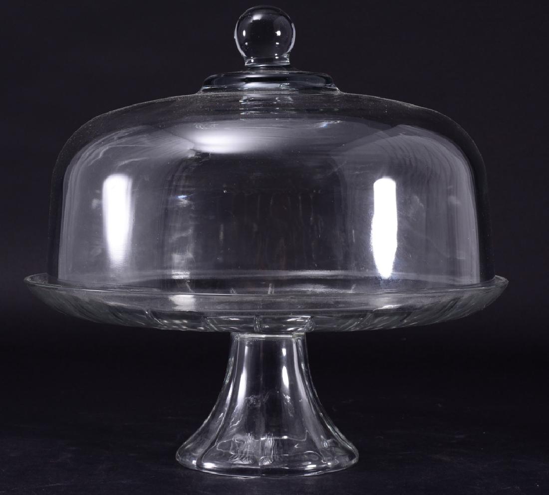 Vintage Pedestal Cake Plate & Cover